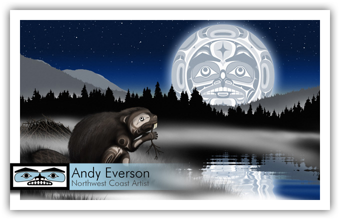 Artwork by Andy Everson